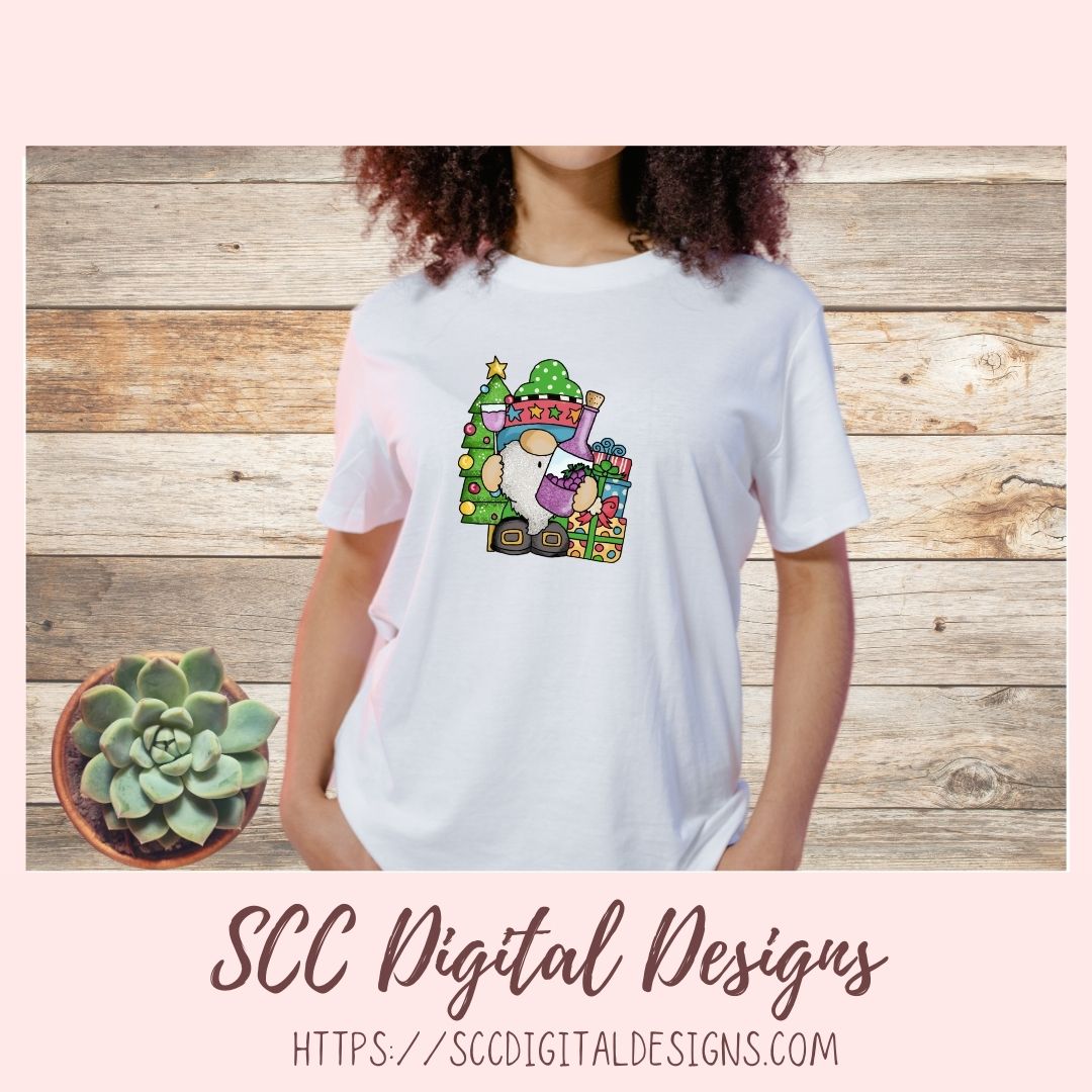 Wine Gnome PNG, Gnome Sublimation Clipart Tumbler Graphics, Wine Gnome ...