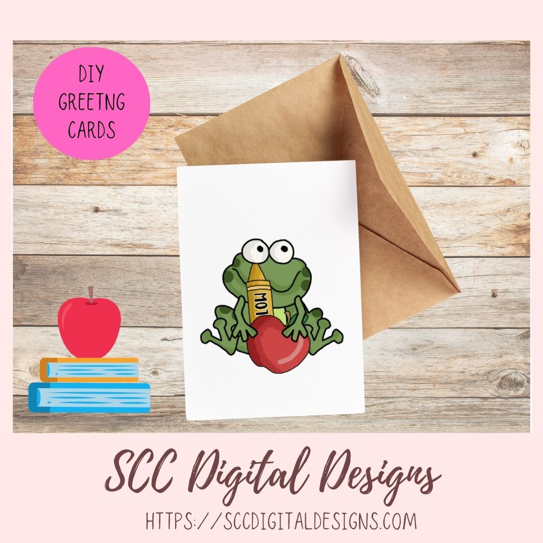 School Days Clipart, Fat Frogs School Supplies PNG Crayons, Glue, Repo ...