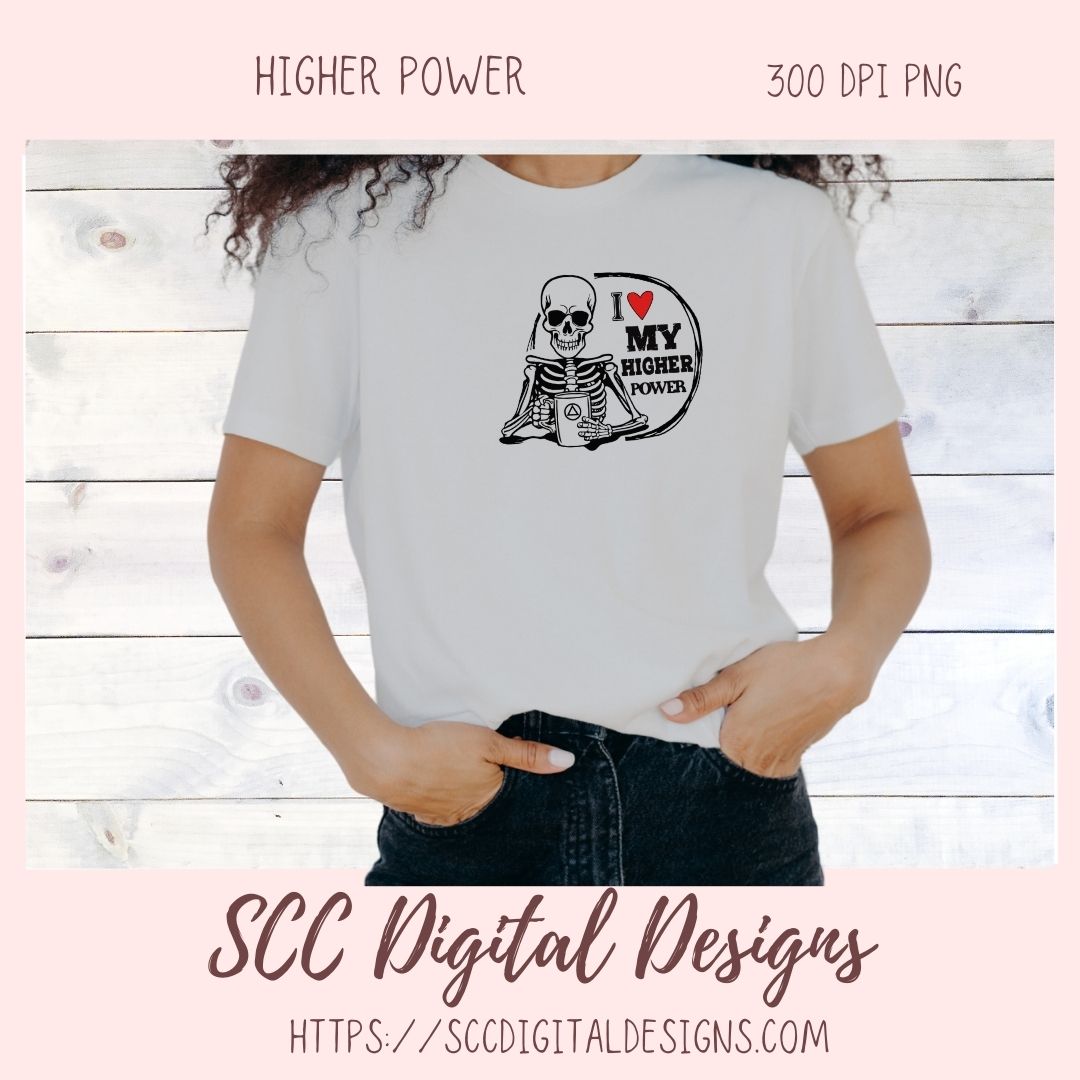 Empowering Higher Power Recovery Sublimation PNG: Sober & Recovery Cli ...