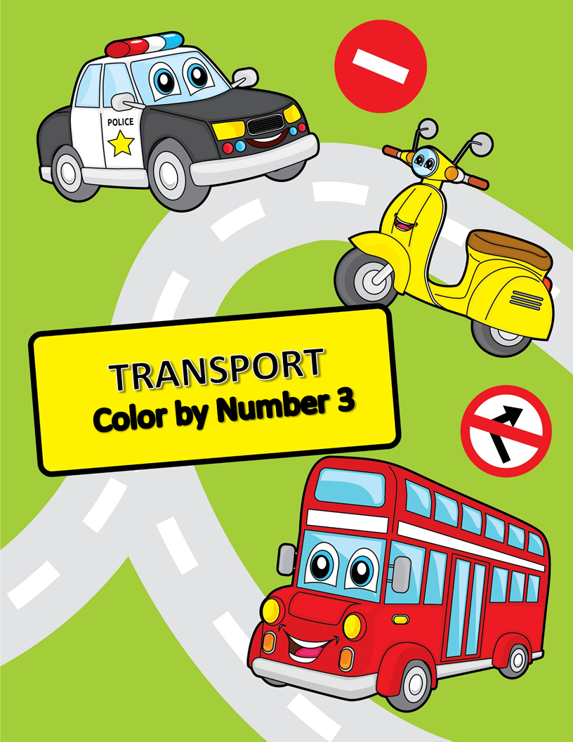 Preschool Coloring Pages Transportation