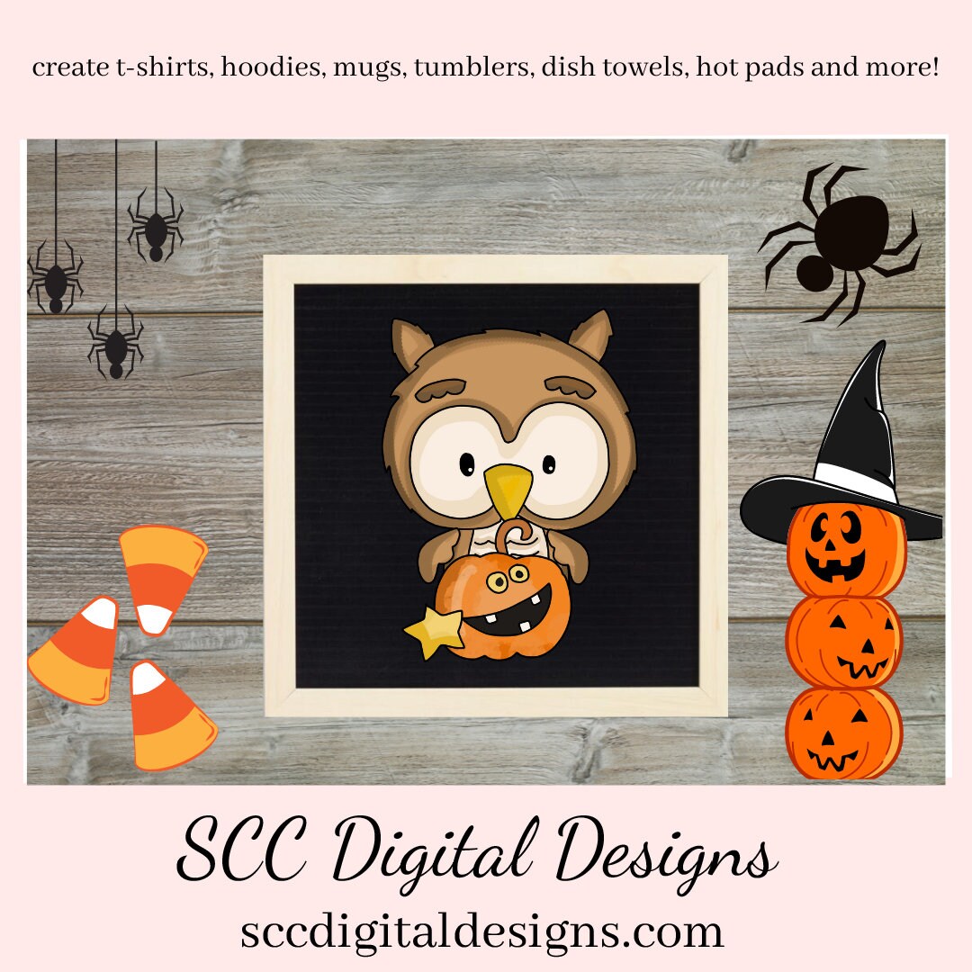 Happy Halloween Owl Clipart